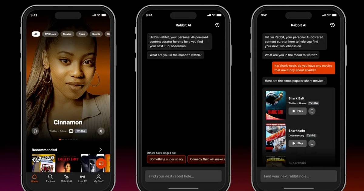 Tubi rolls out AI-powered programming recommendations | Brandiary